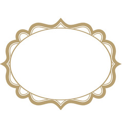 Frames oval Royalty Free Vector Image - VectorStock