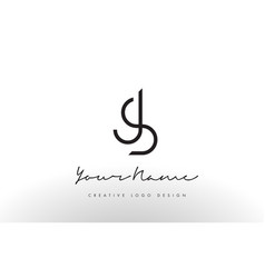 Mh letters logo design slim creative simple black Vector Image