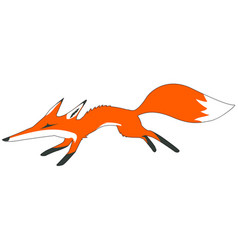 Cartoon fox Royalty Free Vector Image - VectorStock