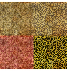 Pattern with numbers Royalty Free Vector Image