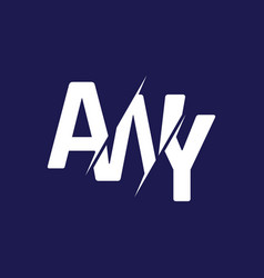 Monogram letters initial logo design bmp Vector Image