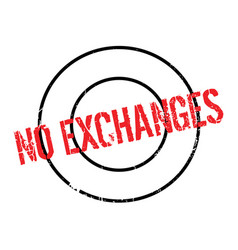 No exceptions rubber stamp Royalty Free Vector Image