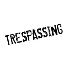 Trespassing rubber stamp Royalty Free Vector Image