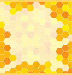 Abstract honeycomb pattern geometric background Vector Image