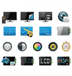 Hd tv Royalty Free Vector Image - VectorStock