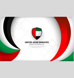 Uae color flag background Royalty Free Vector Image