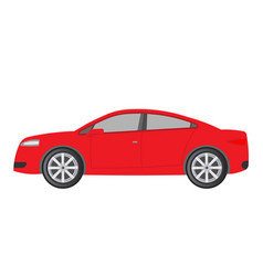 Red car Royalty Free Vector Image - VectorStock