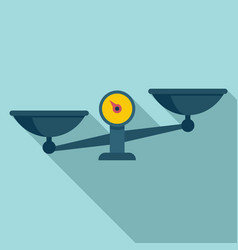 Scale comparison icon outline equal idea Vector Image