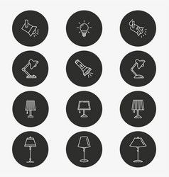Light circle icon eps10 Royalty Free Vector Image