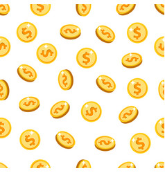 Round template gold coin Royalty Free Vector Image