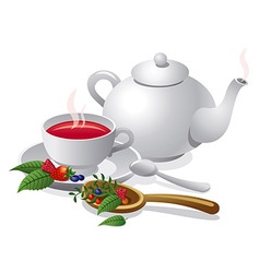 Fruit tea Royalty Free Vector Image - VectorStock