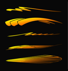 Car motorcycle racing vehicle graphics vinyls Vector Image