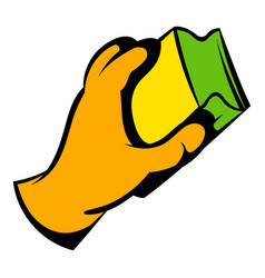 Wet cleaning rag Royalty Free Vector Image - VectorStock
