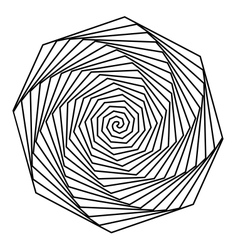 Hypnotic spiral Royalty Free Vector Image - VectorStock