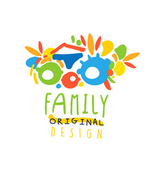 Family entertainment logo design template Vector Image