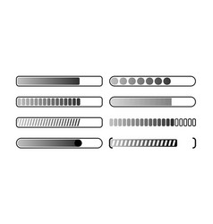 Loading icons load indicator sign Royalty Free Vector Image