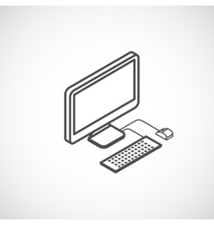 Computer mouse in isometric view from two sides Vector Image