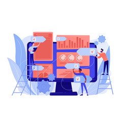 Pr strategy concept Royalty Free Vector Image - VectorStock