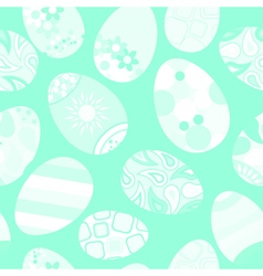 Easter background with paper eggs Royalty Free Vector Image