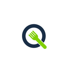 Initial k food equipment simple logo template Vector Image