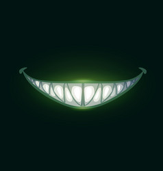 Cartoon scary monster face Royalty Free Vector Image