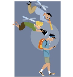 Cute cartoon family Royalty Free Vector Image - VectorStock