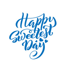 Candy world poster glazed donut candies cakes Vector Image