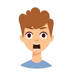 Surprised child Royalty Free Vector Image - VectorStock