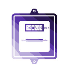 Hvac logo with pressure gauge manometer symbol Vector Image