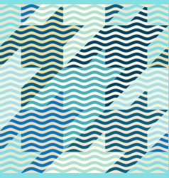 Wavy seamless pattern Royalty Free Vector Image
