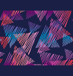 Rainbow colors simple geometric seamless pattern Vector Image