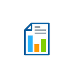 Package report logo icon design Royalty Free Vector Image