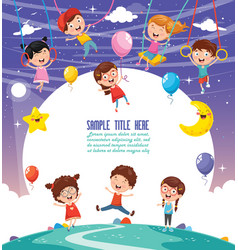 Children background Royalty Free Vector Image - VectorStock
