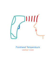 Normal temperature range Royalty Free Vector Image