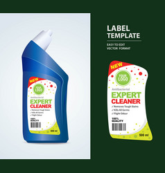 Label and packaging template design Royalty Free Vector