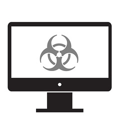 Pc virus icon Royalty Free Vector Image - VectorStock