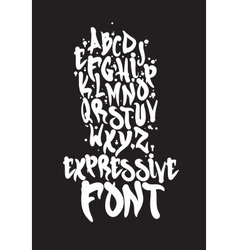 Font Royalty Free Vector Image - VectorStock
