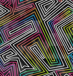 Pink doodle hearts seamless pattern Royalty Free Vector