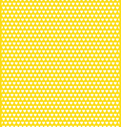 Yellow heart shape pattern Royalty Free Vector Image