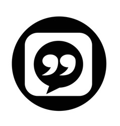 Comma icon Royalty Free Vector Image - VectorStock