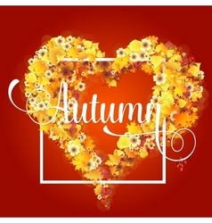 Autumn border Royalty Free Vector Image - VectorStock