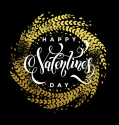 Heart balloons bunch and golden glitter stars Vector Image