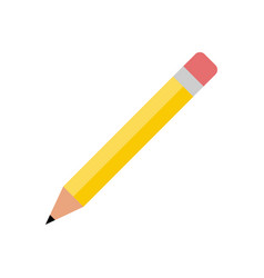 Cartoon short pencil Royalty Free Vector Image