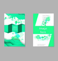 Mega pack brochure design template set Royalty Free Vector