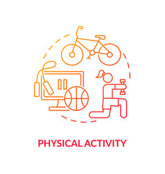 Physical activity pyramid infographic Royalty Free Vector
