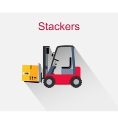 Stackers Icon Design Style Flat Royalty Free Vector Image