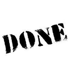 Done rubber stamp Royalty Free Vector Image - VectorStock