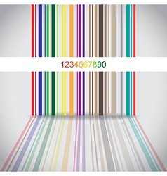 Barcode and be unique text Royalty Free Vector Image