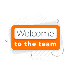 Welcome signboard icon in flat style open banner Vector Image