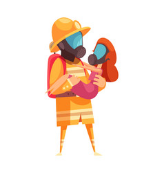Fireman cartoon Royalty Free Vector Image - VectorStock